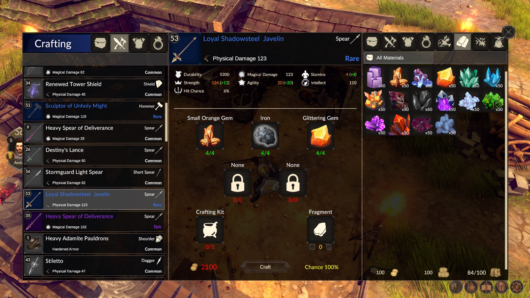 Systems Overview: Crafting | Zoria: Age of Shattering